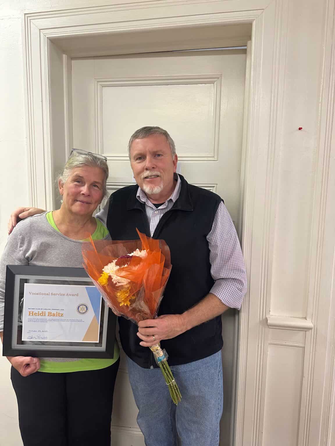 Ludlow Rotary honors Heidi Baitz - The Vermont Journal & The Shopper