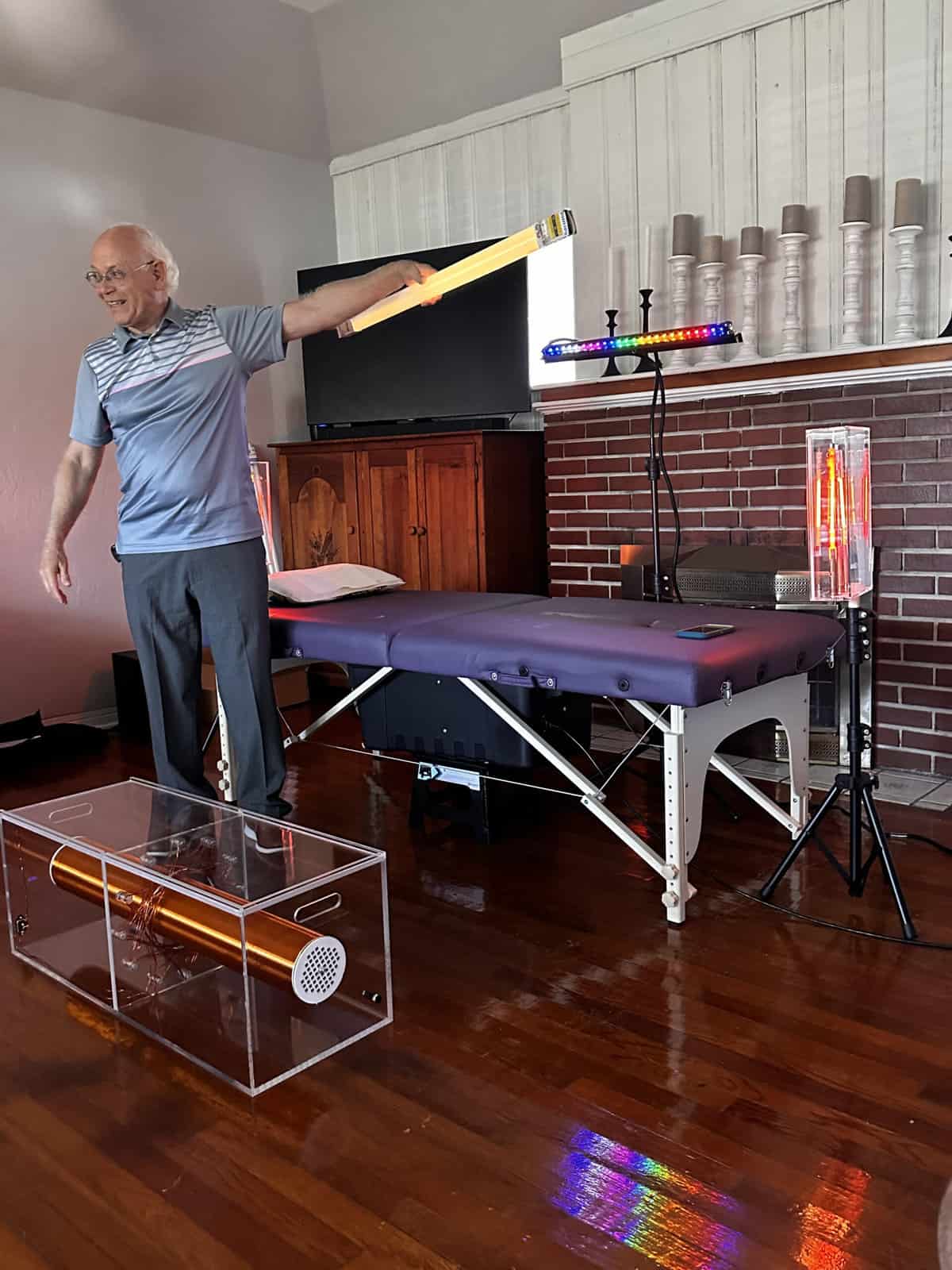 Paul Esch and his Tesla Rejuvenation Table - The Vermont Journal & The ...