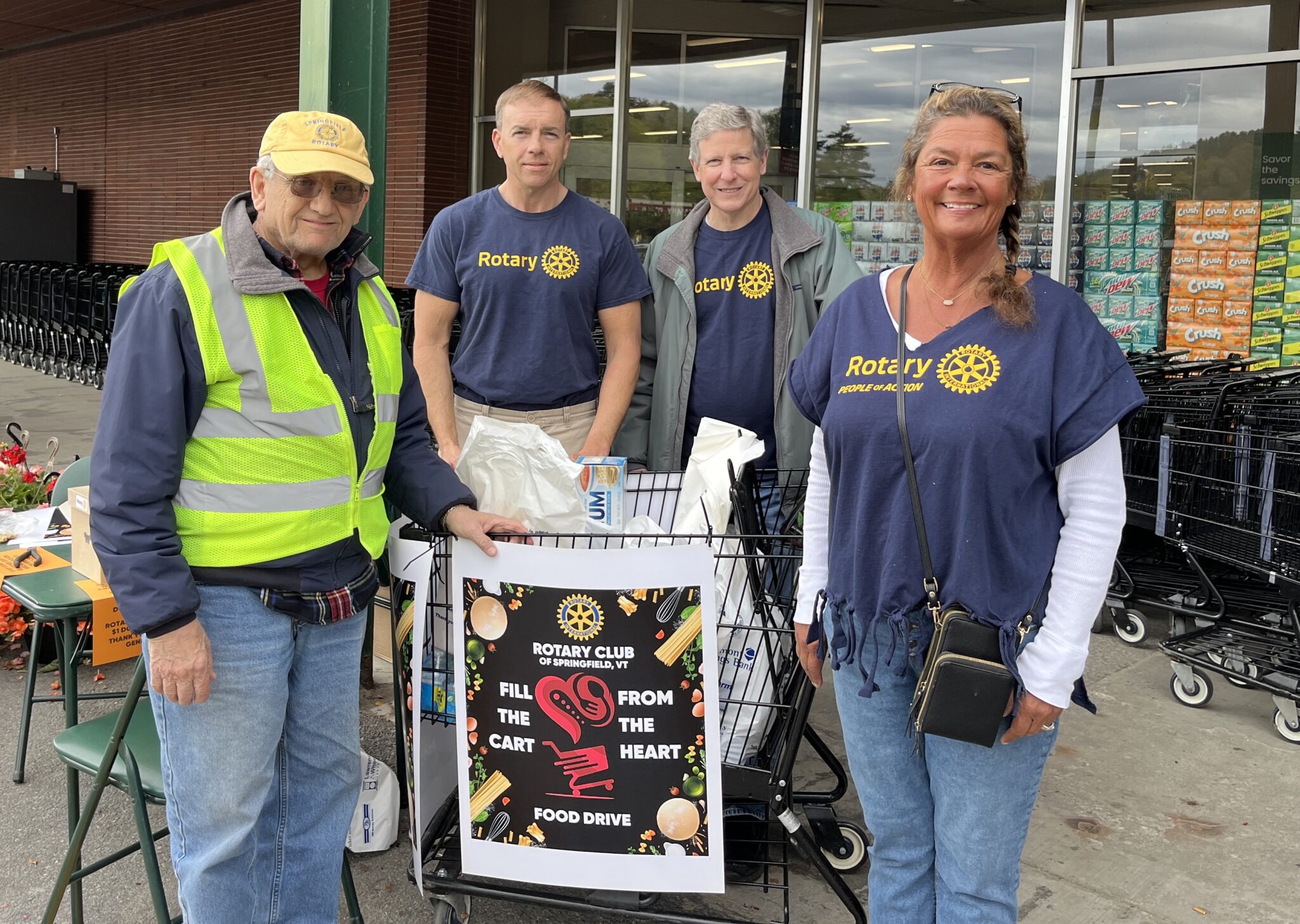 Springfield Rotary Club food drive a success - The Vermont Journal & The Shopper