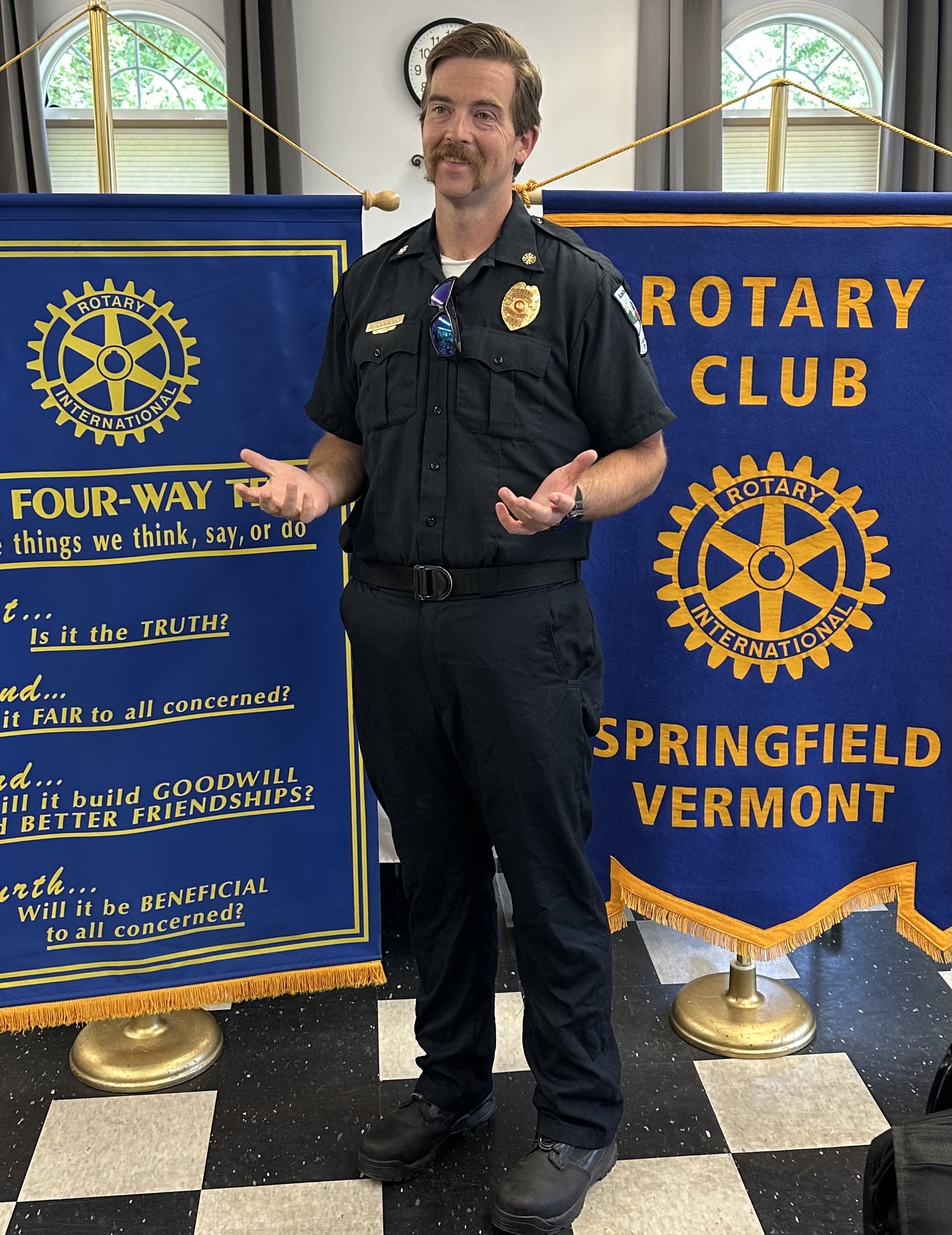 Ludlow Fire Chief Ben Whalen presents on Okemo Valley Technical Rescue ...